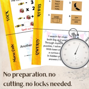 Escape Room for Kids | Printable Escape Room Kit | the Birthday Escape ...