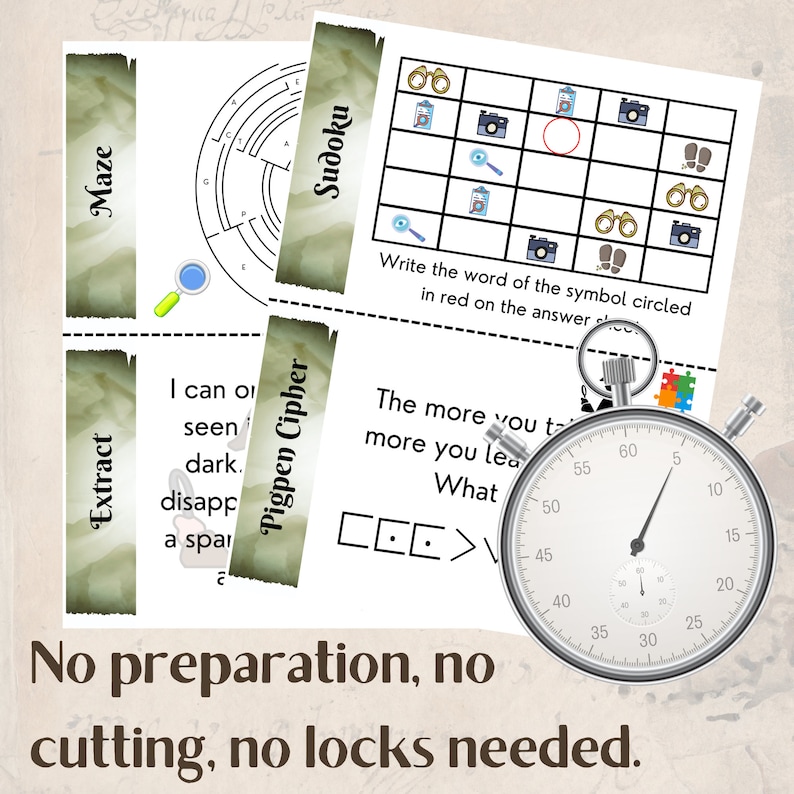 Spy Escape Room for Kids | the Spy Mission Escape Room | Printable DIY ...