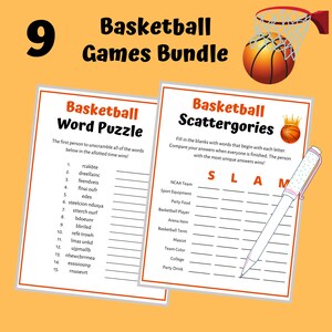 2024 March Madness NCAA Games Bundle Printable March Madness NCAA ...