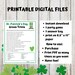 St Patrick's Day Green Trivia Printable Game | St Paddy's Day Office ...