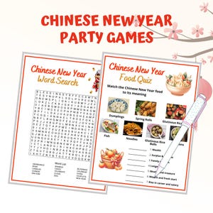 13 Chinese New Year Games Bundle | New Year Printable Games | CNY Games ...