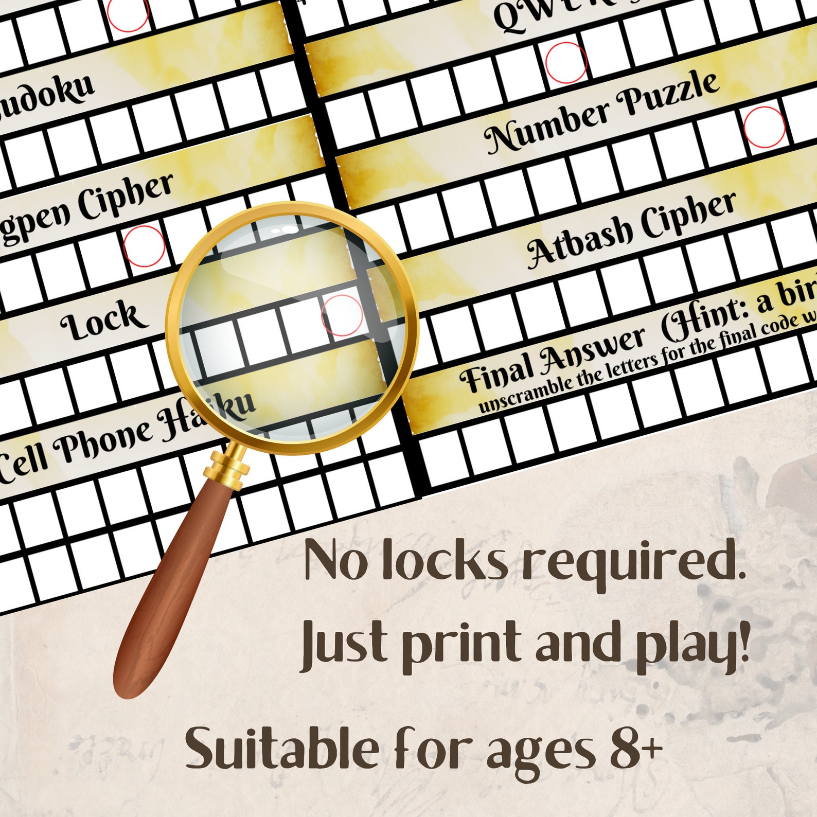 Spy Escape Room for Kids | the Spy Mission Escape Room | Printable DIY ...