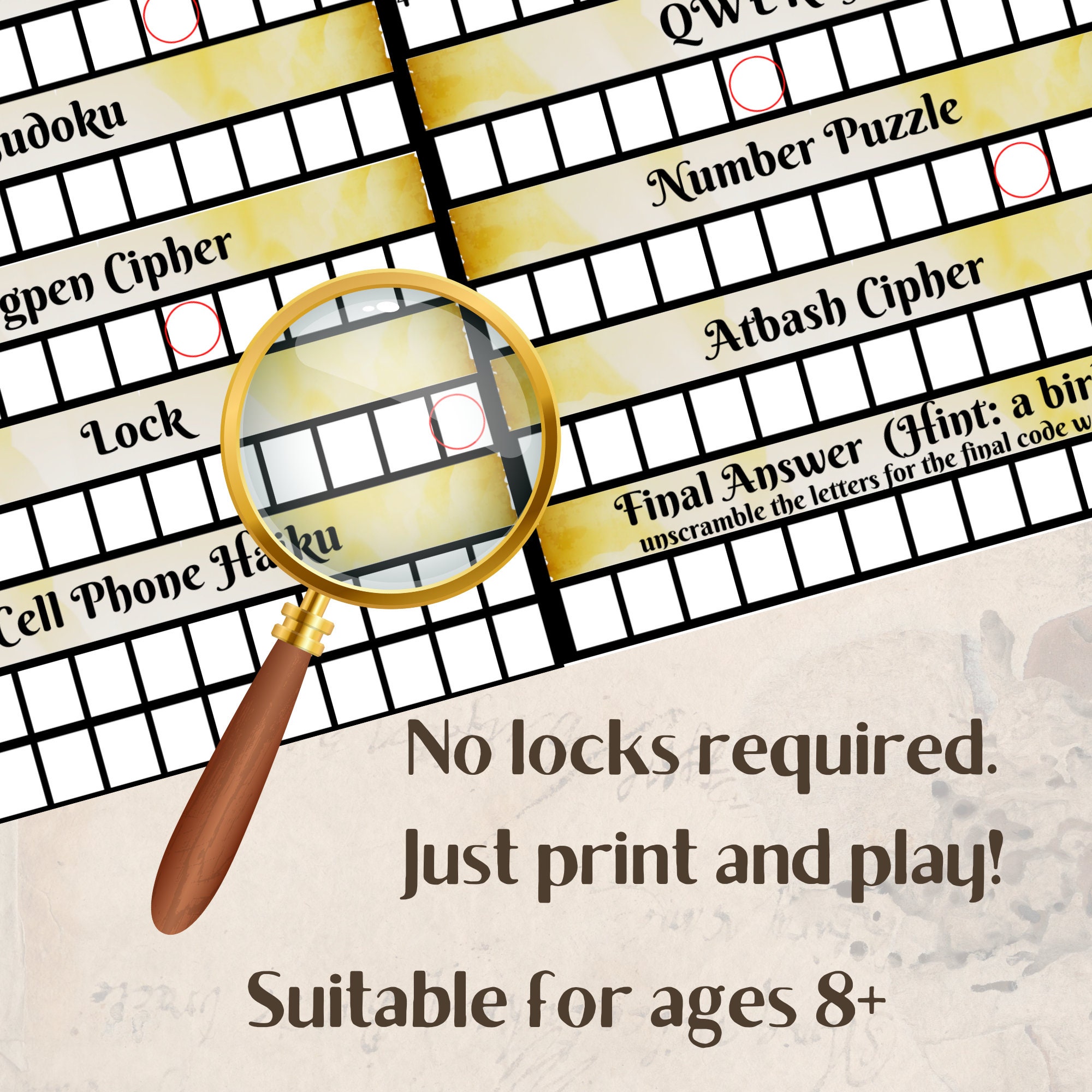 Spy Escape Room for Kids | the Spy Mission Escape Room | Printable DIY ...