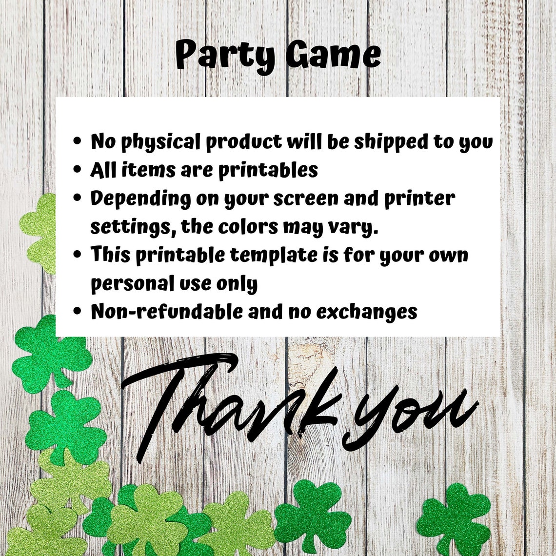 St Patrick's Day Green Trivia Printable Game | St Paddy's Day Office ...