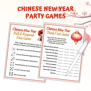 13 Chinese New Year Games Bundle | New Year Printable Games | CNY Games ...