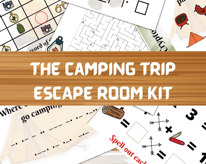 Escape Room Game Printable Family Adventure Puzzle Game Kids DIY Escape ...