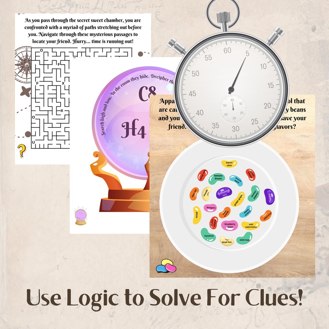 Escape Room for Kids | Printable Escape Room Kit | the Wizard School ...