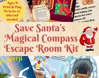 Christmas Catastrophe Printable Escape Room Party Game - Etsy