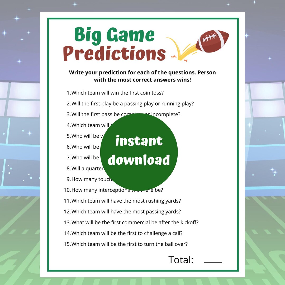 The Big Game 59 Predictions | Super 59 Predictions | KC Vs Philadelphia ...