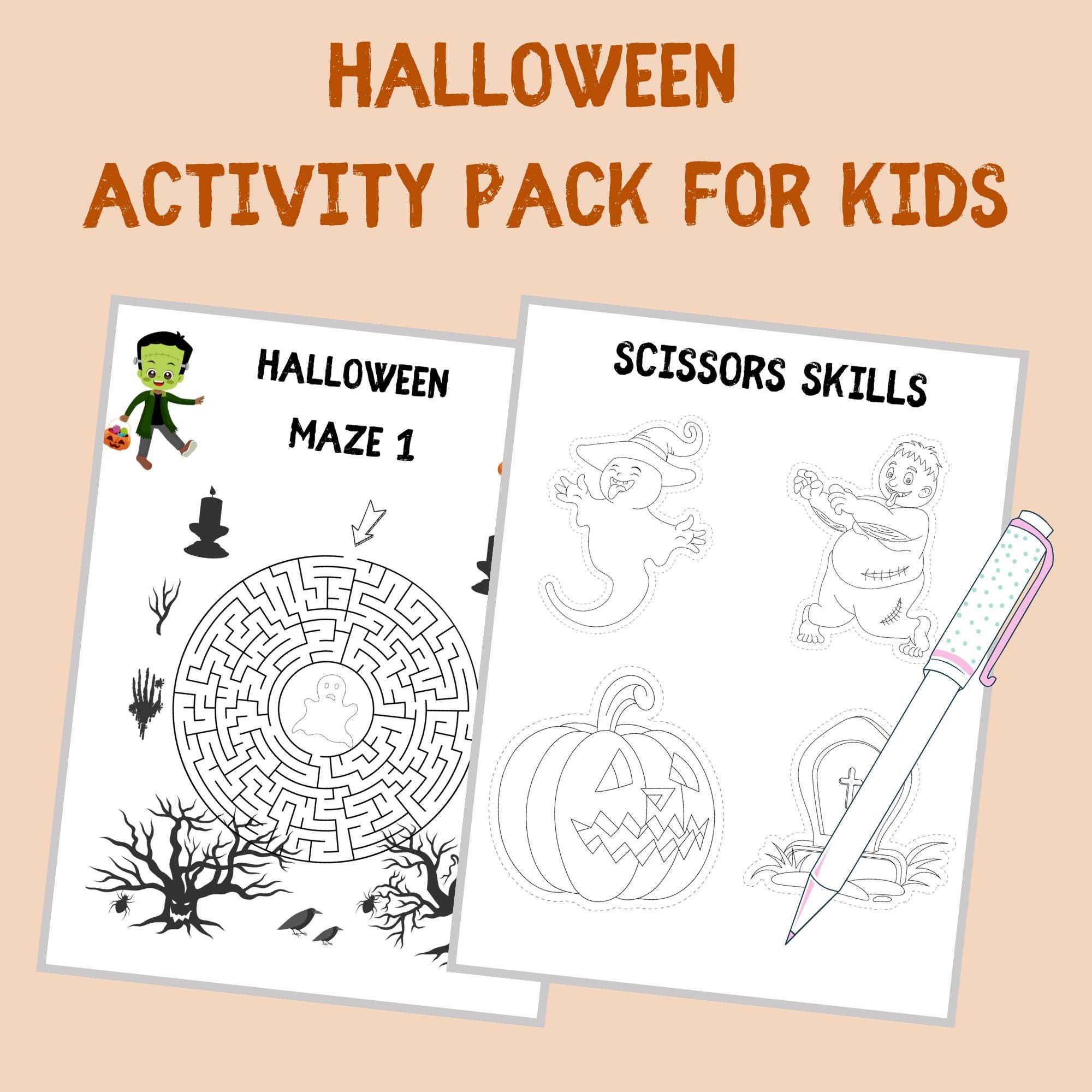 40 Halloween Printables, Halloween Preschool Kindergarten, Halloween ...