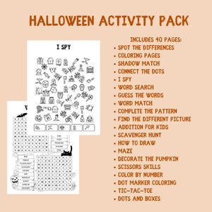 40 Halloween Printables, Halloween Preschool Kindergarten, Halloween ...