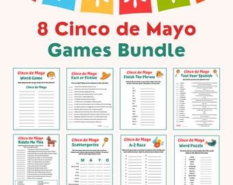Cinco De Mayo Riddles Party Game | Mexican Party Game | Fiesta Jokes ...