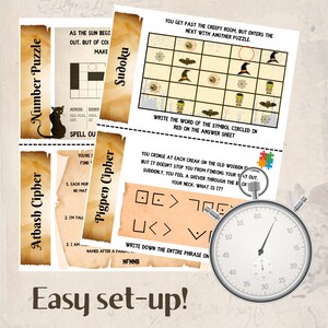 Escape Room for Kids | Printable Escape Room Kit | the Haunted House ...
