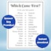Which Came First Trivia Game | Printable Trivia Game Quiz | Office Game ...