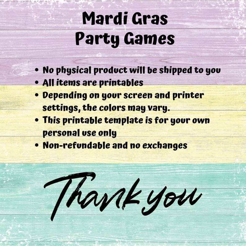Mardi Gras Games Bundle | Printable Mardi Gras Party Game | Mardi Gras ...