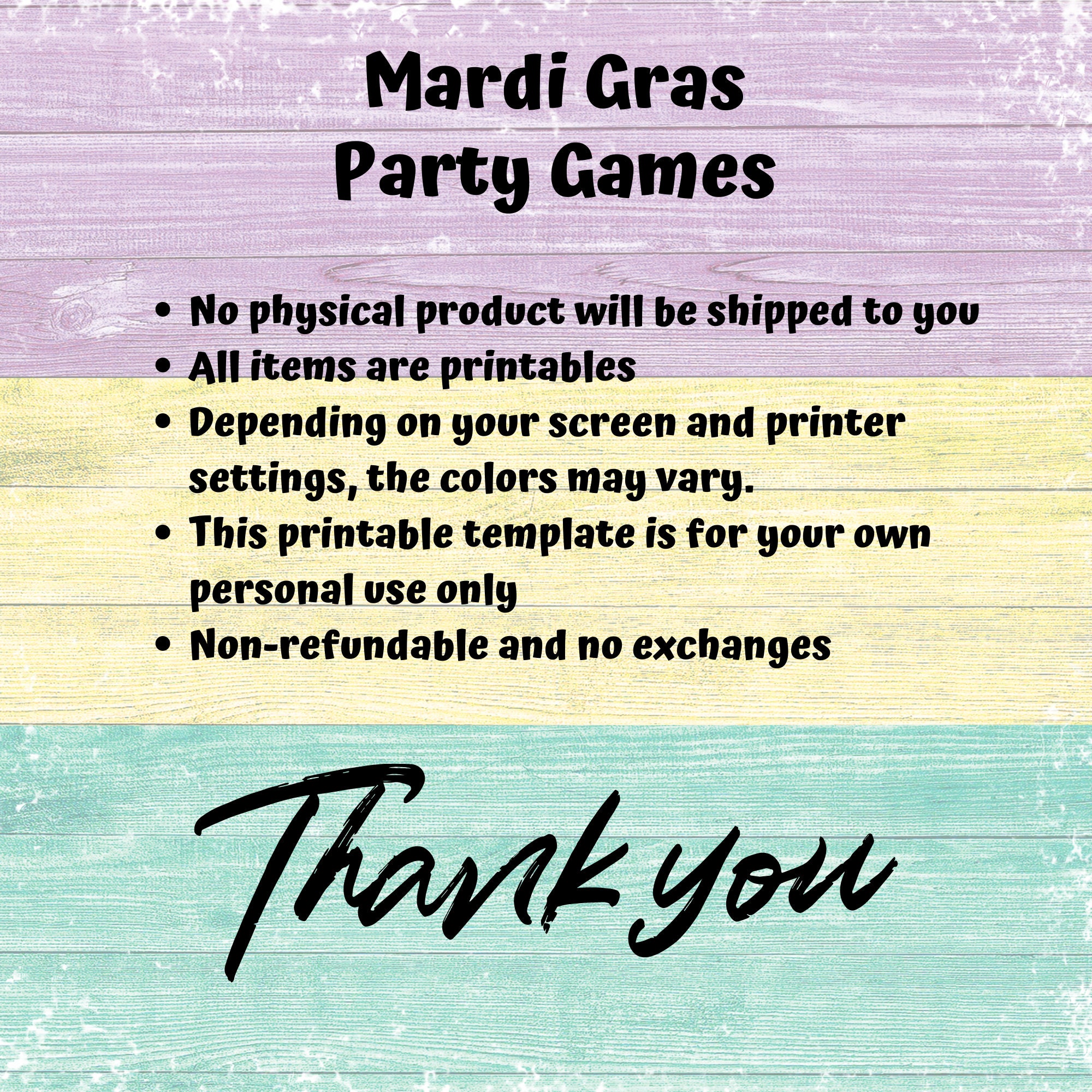 Mardi Gras Games Bundle | Printable Mardi Gras Party Game | Mardi Gras ...