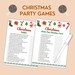 16 Christmas Games Bundle Christmas Party Games Christmas Games for ...