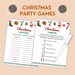 16 Christmas Games Bundle Christmas Party Games Christmas Games for ...