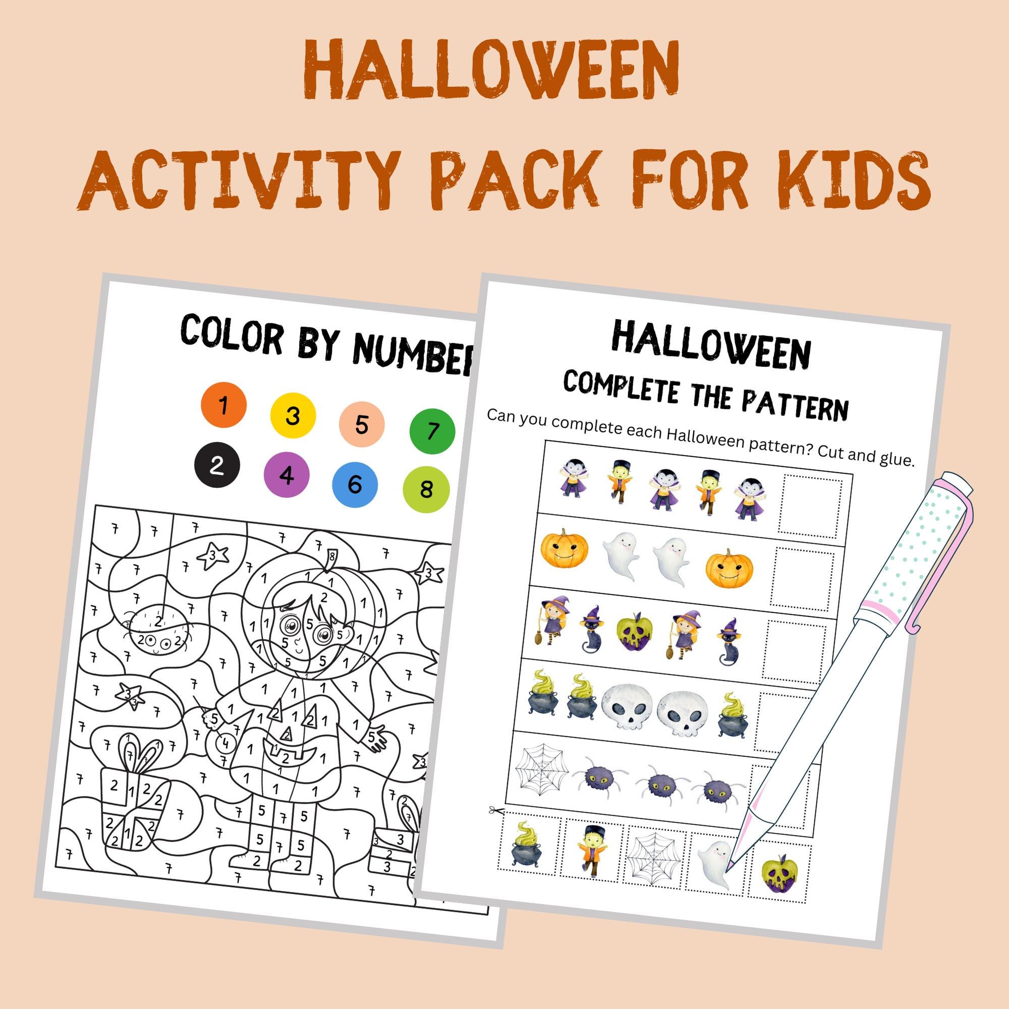 40 Halloween Printables, Halloween Preschool Kindergarten, Halloween ...