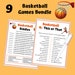 2024 March Madness NCAA Games Bundle Printable March Madness NCAA ...