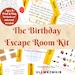 Escape Room for Kids Printable Escape Room Kit the Haunted House Escape ...