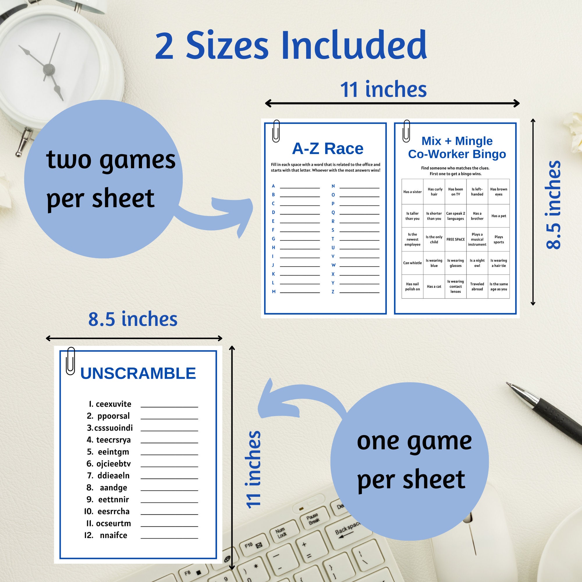 Office Party Games Bundle | Work Party Games for Team Building | Staff ...