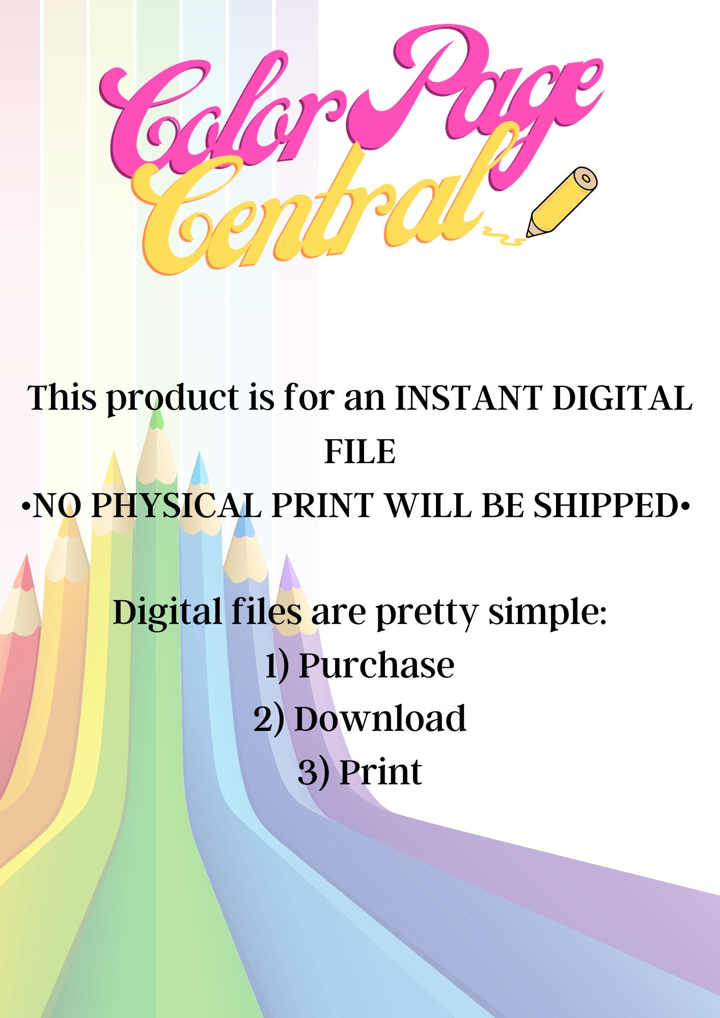 40 Kids Wild Animals Digital Download Coloring Pages | Ages 4+ - Etsy