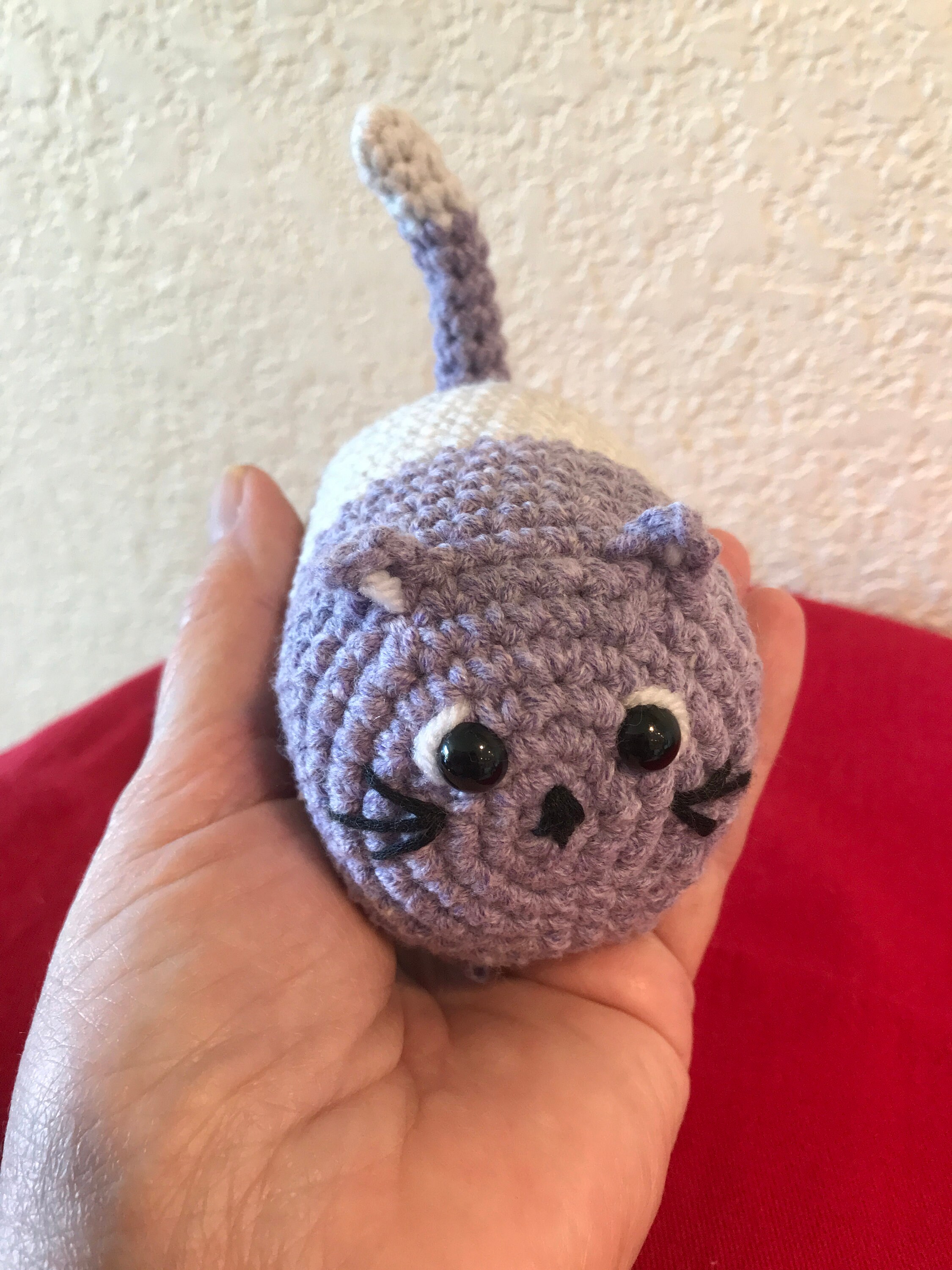 Cat Toy Amigurumi Crocheted Loaf Cat Soft Squishy Adorable Kids Gift ...