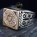 Seal of King Solomon Suleiman,star of David,engraved,round Simple Case ...