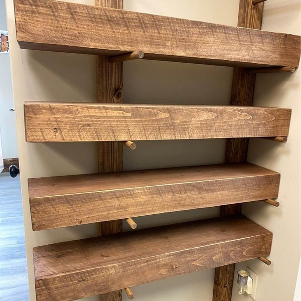 Log Shelves - Etsy