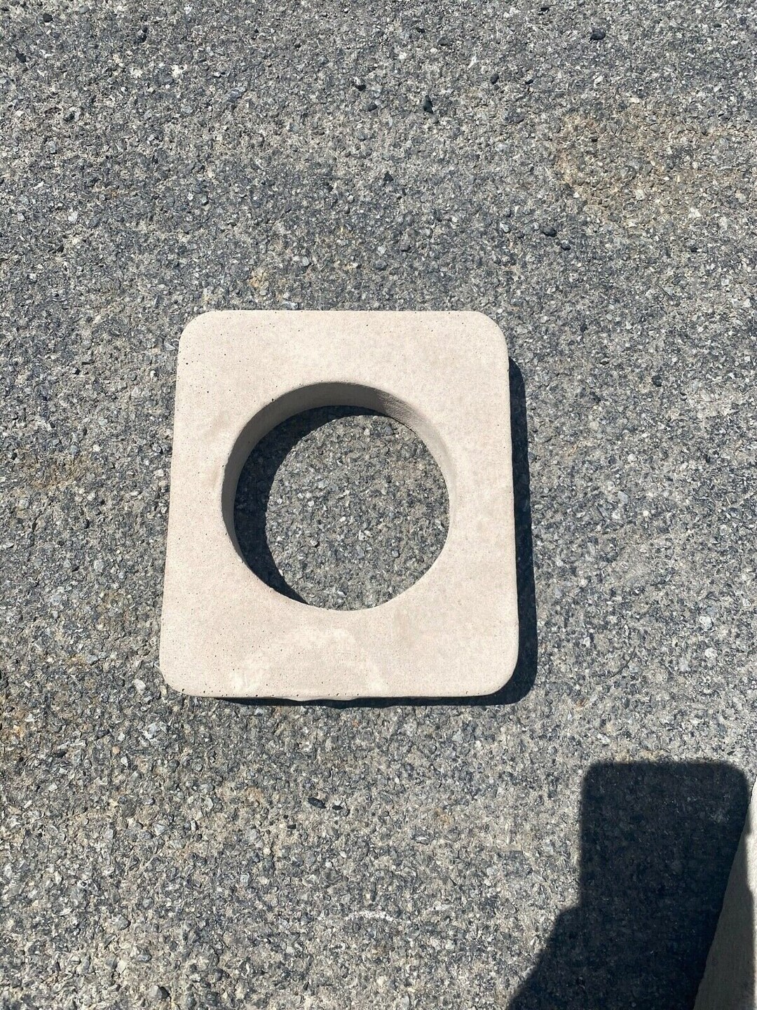 Single Gang CIRCLE Receptacle Outlet Box Smooth Manufactured Stone ...