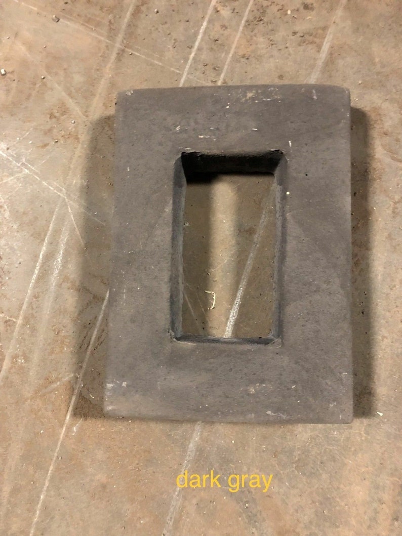 Single Gang Receptacle Outlet Box Textured Manufactured Stone | Etsy