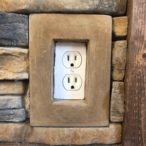 Single Gang Receptacle Outlet Electrical Plug in Box Smooth ...