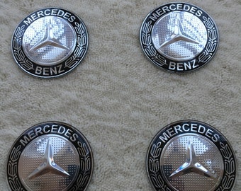 Mercedes Center Hub Stickers - Etsy