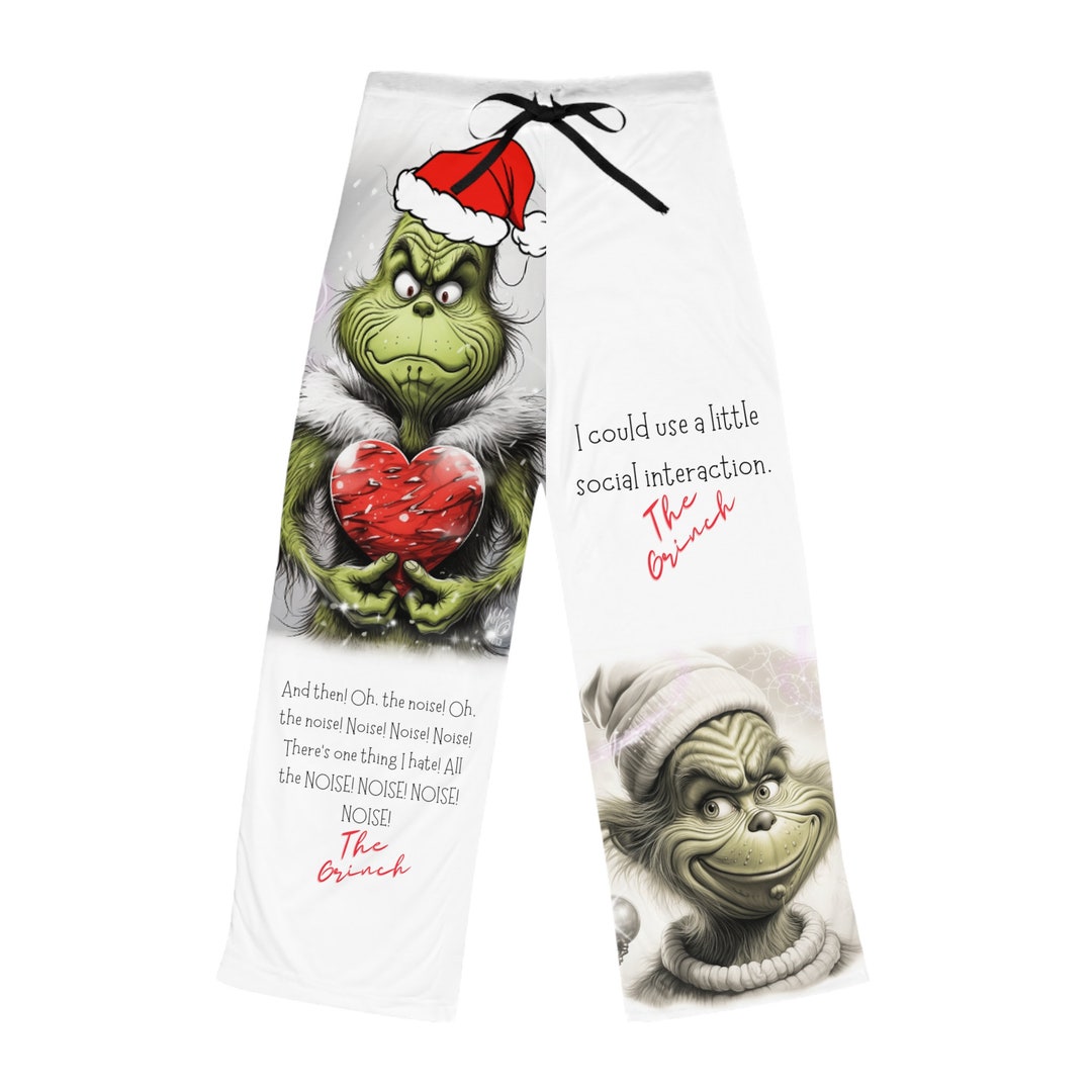 Grinch Christmas Women's Pajama Pants Grinch Gift - Etsy