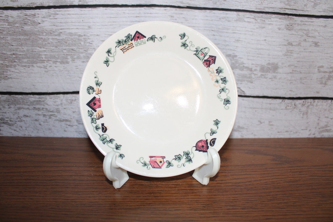 Garden Home Birdhouse Pattern Corelle by Corning Bread and Butter ...