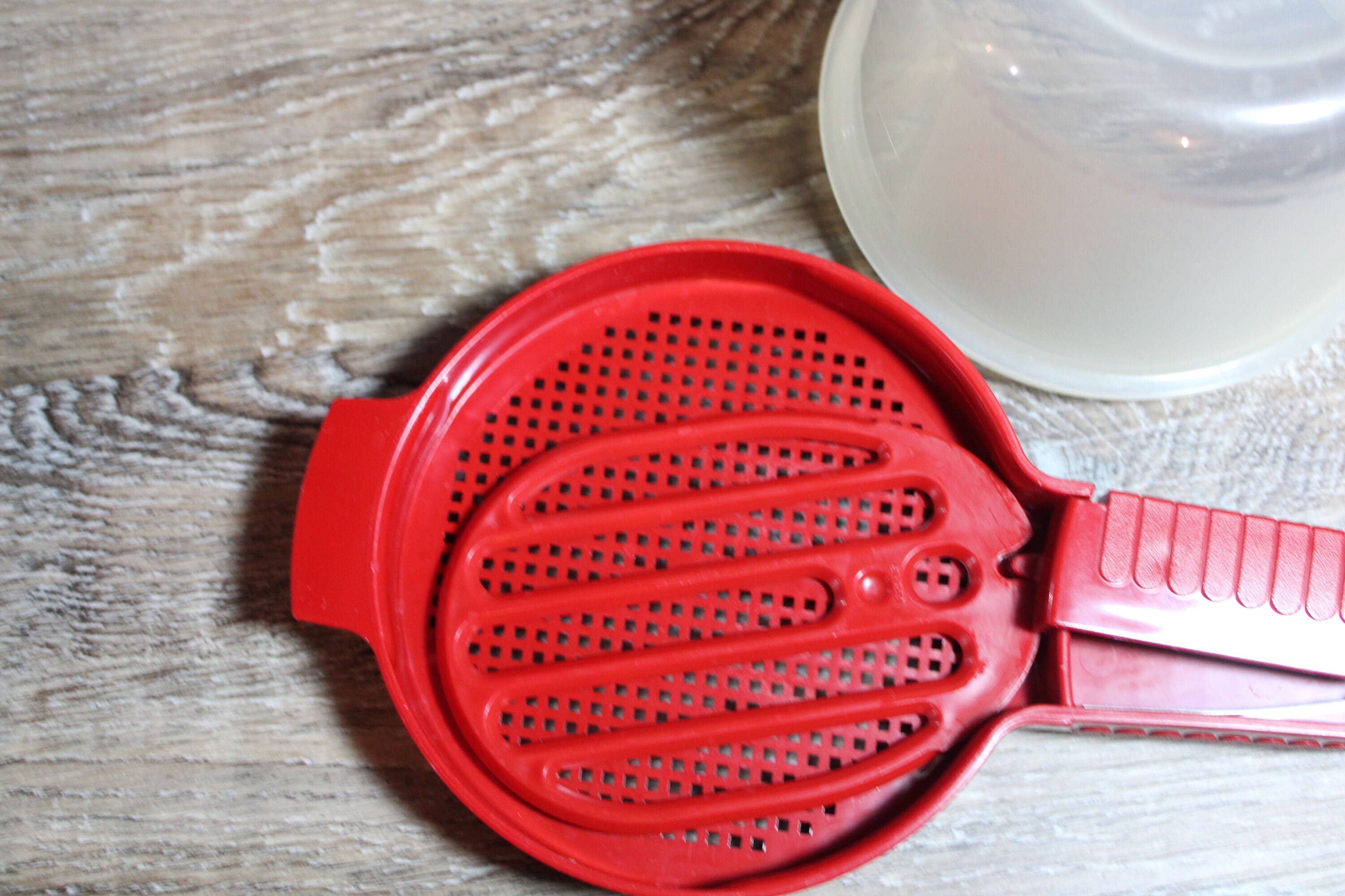 Tupperware Flour Sifter Red Handle - Etsy