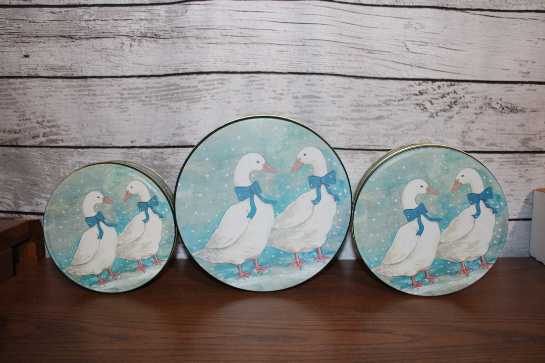 Goose Tins Storage Canister Containers Cookie Cans - Etsy