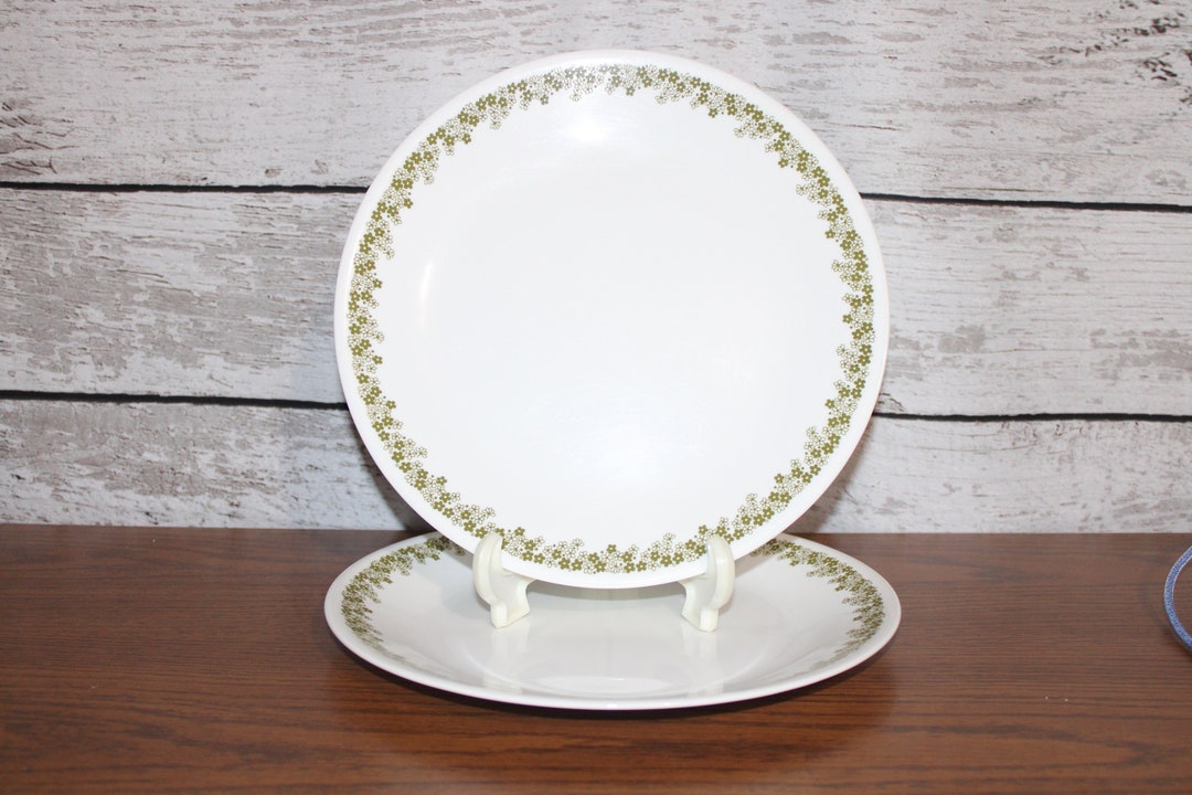 Crazy Daisy Dinner Plates Vintage Corelle Set of 2 - Etsy