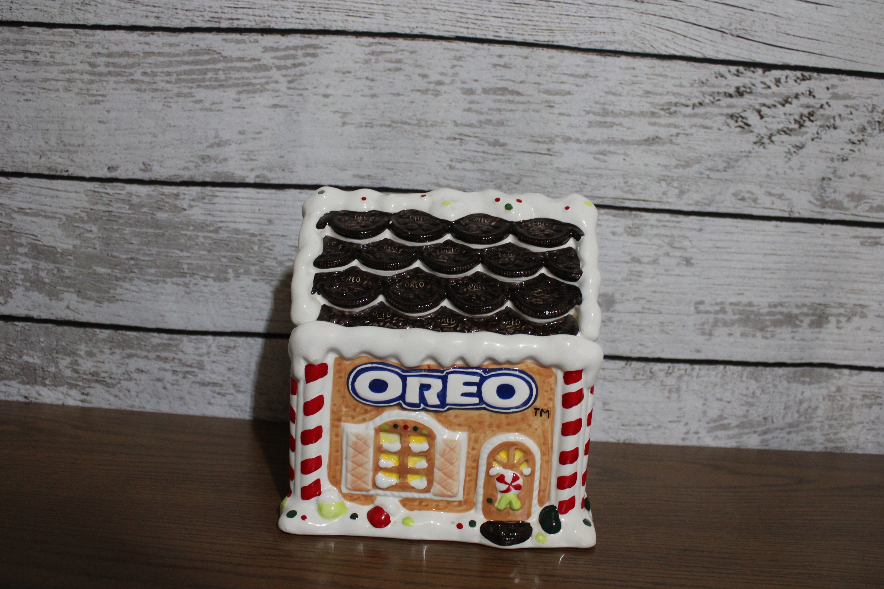 Ceramic Oreo Cookie Jar Vintage Storage Container - Etsy
