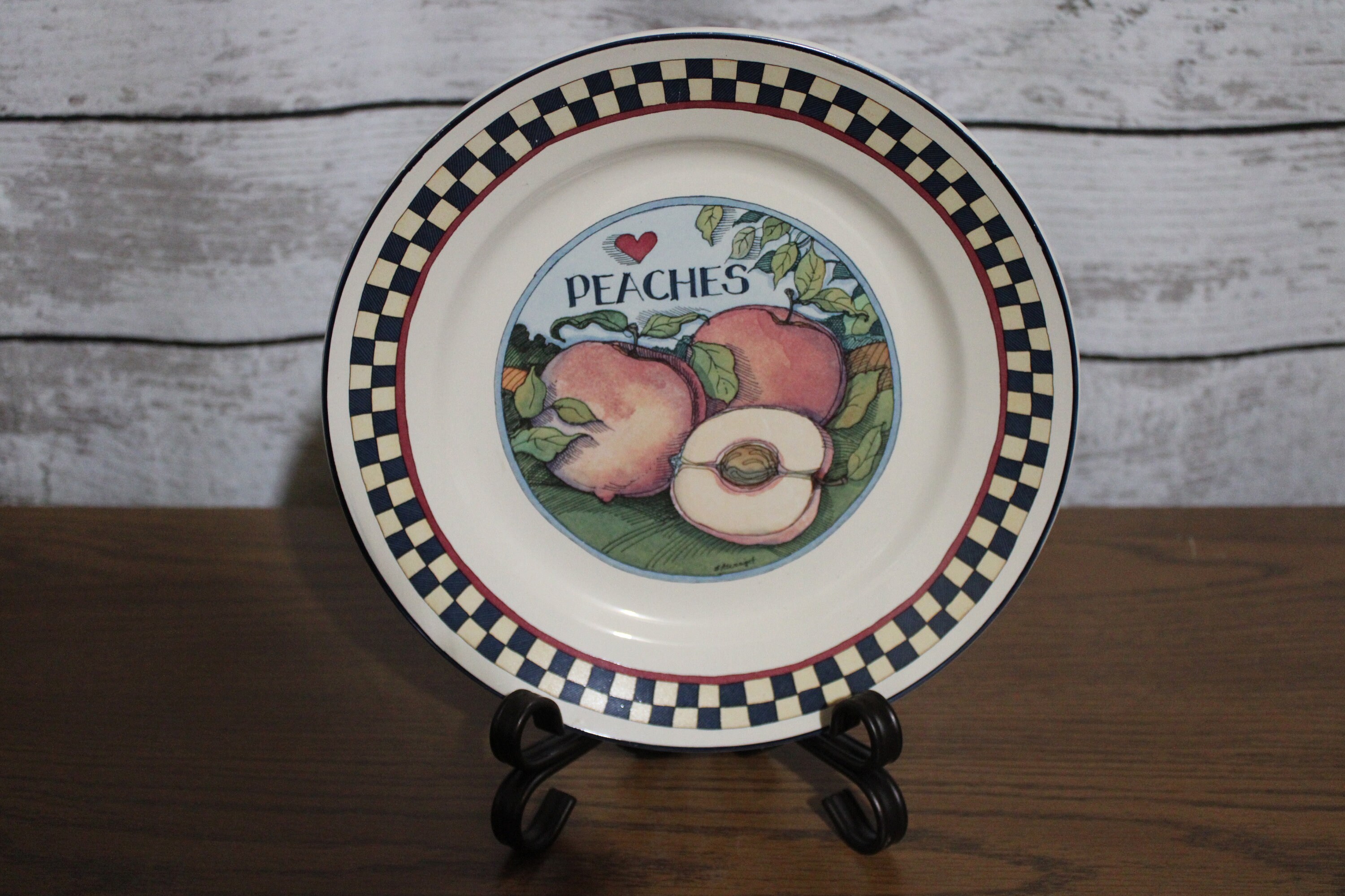 Susan Winget Fruit Plates Set of 3 Certified International Company ...