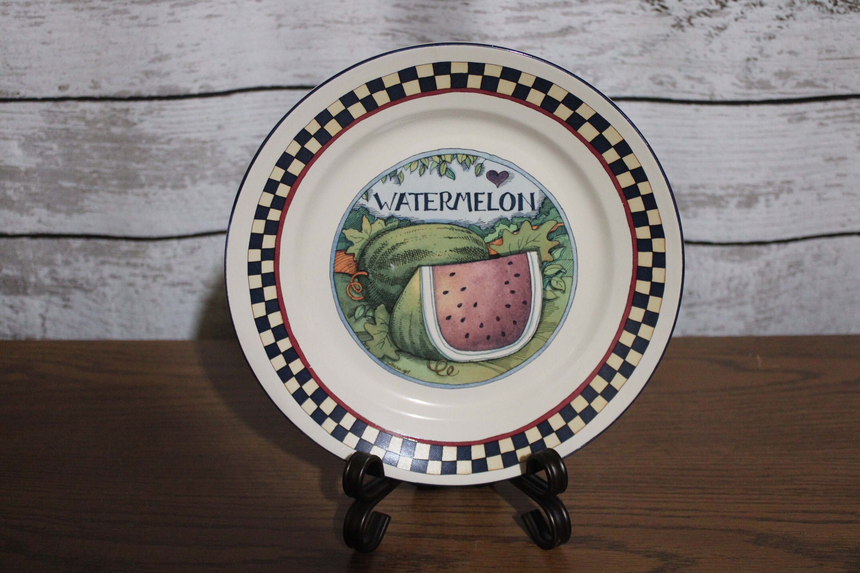 Susan Winget Fruit Plates Set of 3 Certified International Company ...
