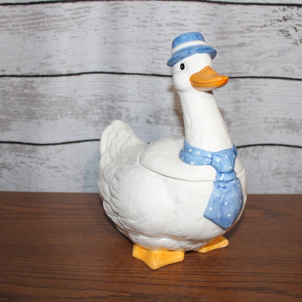 Goose Cookie Jar - Etsy