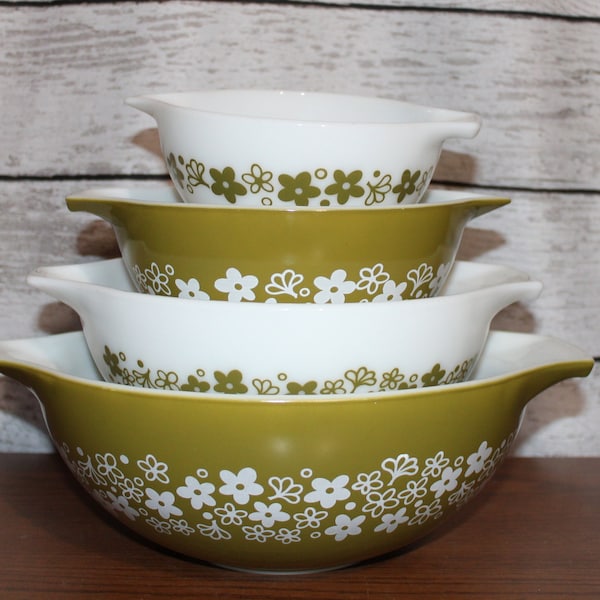 Pyrex Crazy Daisy Cinderella Bowls - Etsy