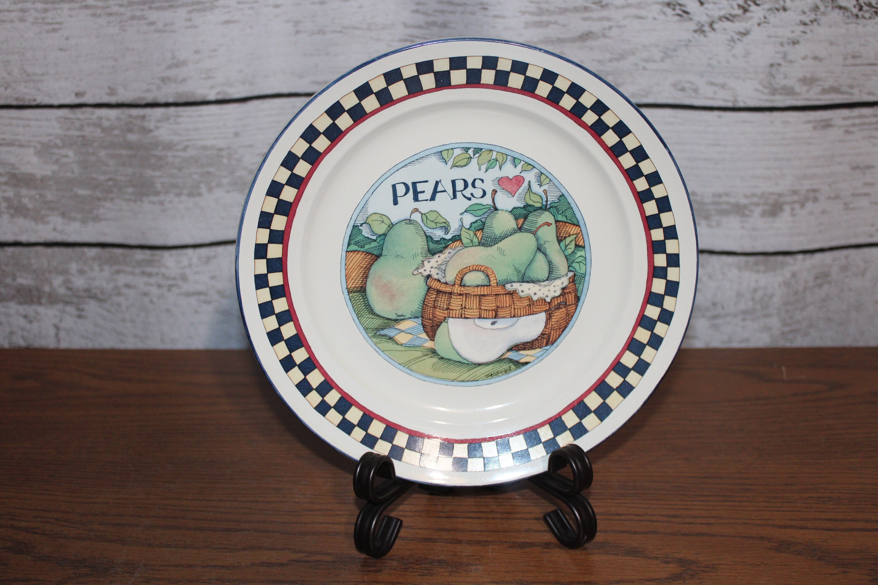 Susan Winget Fruit Plates Set of 3 Certified International Company ...
