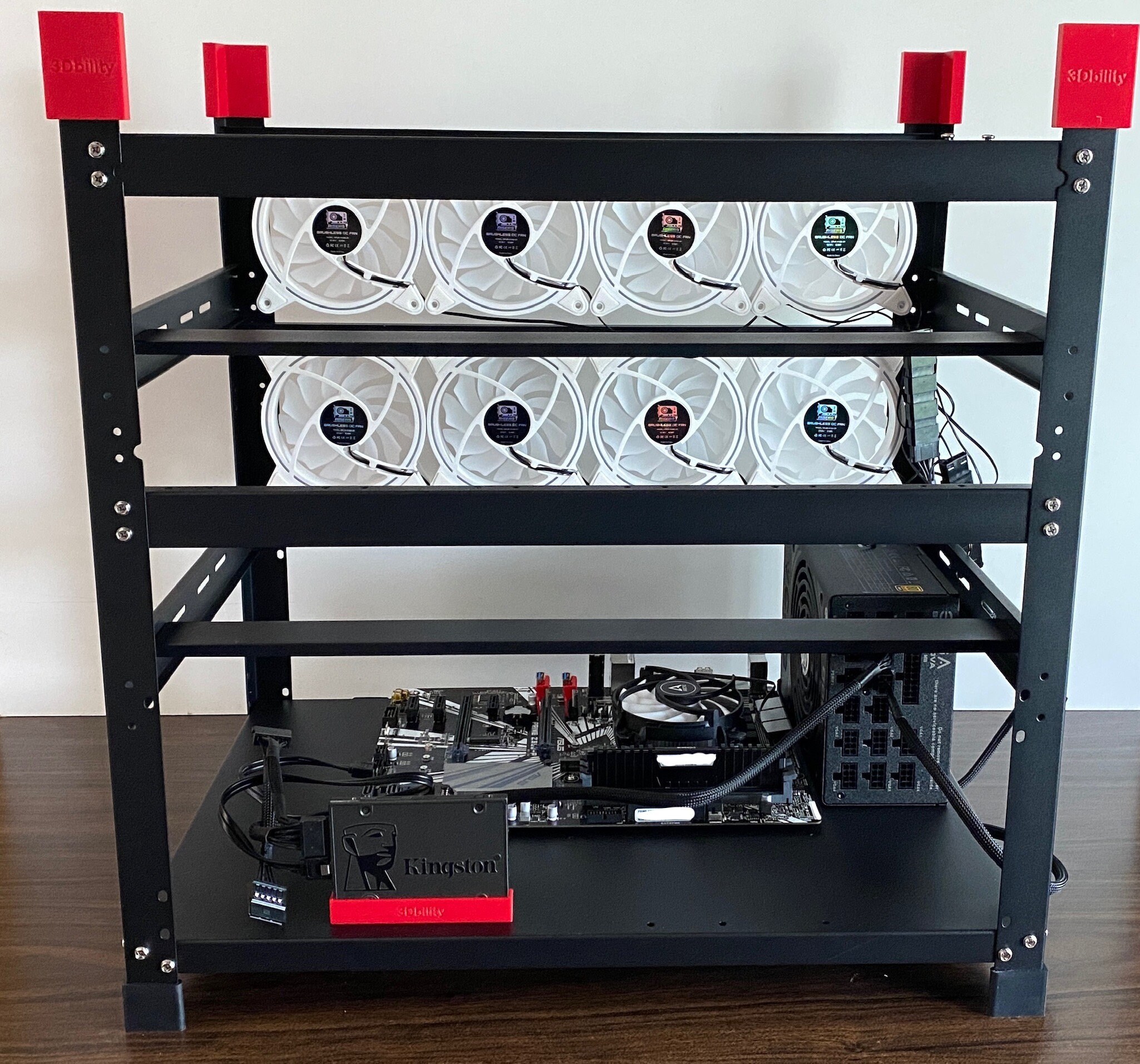 Mining Rig Stacking Inserts // 3D Printed // 4-pack - Etsy