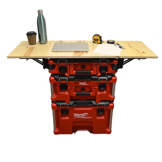Multi piece Bundle Wood Worktop Compatible With Milwaukee Packout by 3dbility Workstation Workbench Plywood Multi sections Etsy