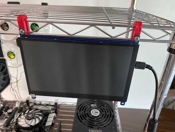 Wire Rack Mining Rig Screen Hanger // M3 Nuts and Bolts // - Etsy