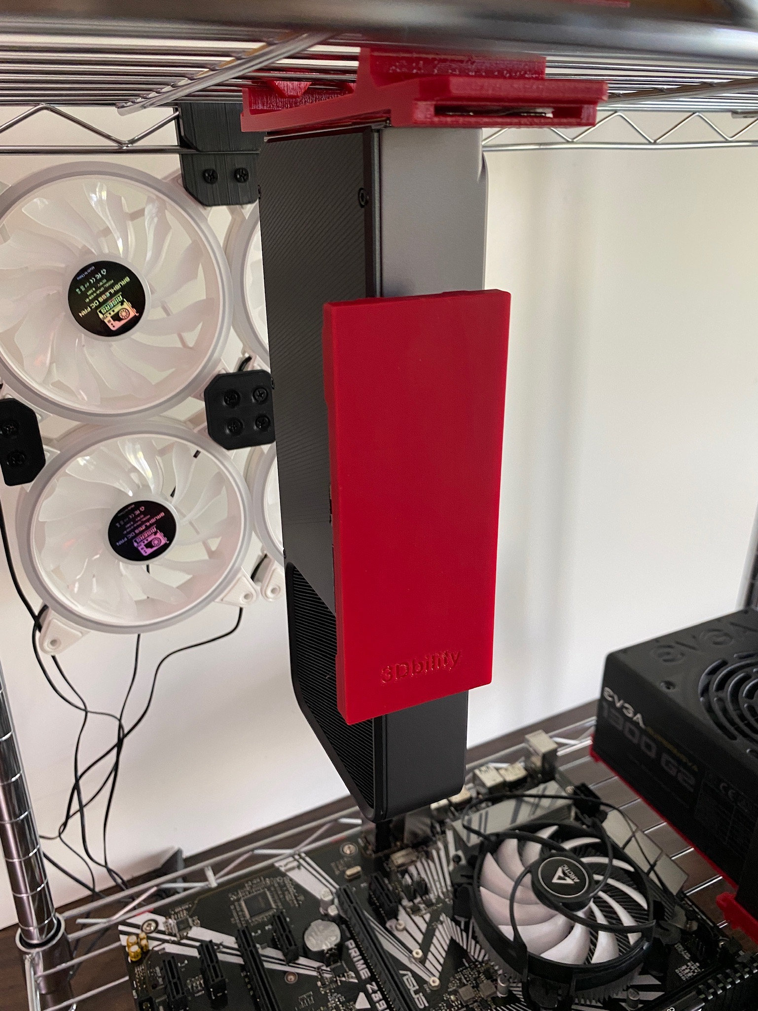 GPU Riser Cover // Mining Rig // 8-capacitor // 3D Printed // - Etsy