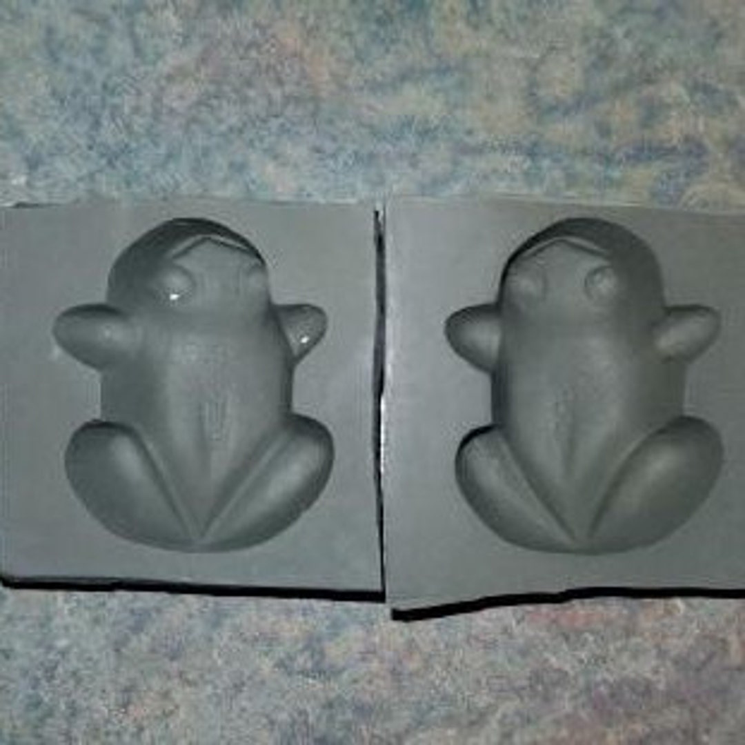 2~ Frog* Cream Cheese Mint Mold Vintage NOS Rubber Gray Voorhees #1494 ...